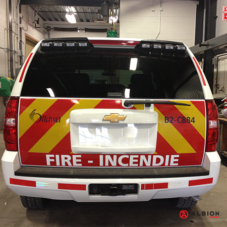 Reflective Striping & Graphics for Emergency Services – Visibility Whe